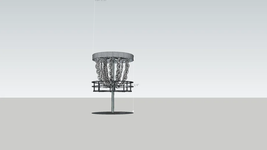 Disc Golf Basket | 3D Warehouse