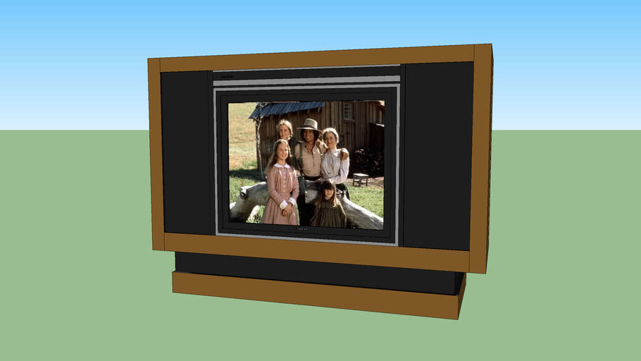 Fisher HT-880 rear-projection CRT TV | 3D Warehouse