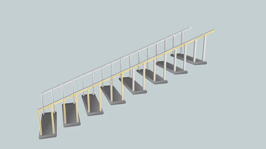 Stairs Floating Glass | 3D Warehouse