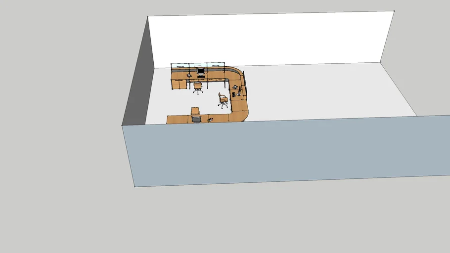 Modern Desk | 3D Warehouse