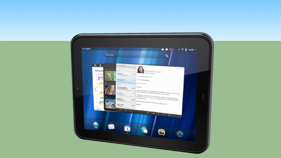 Tablet HP TouchPad | 3D Warehouse