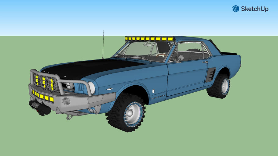 '65 offroad mustang | 3D Warehouse