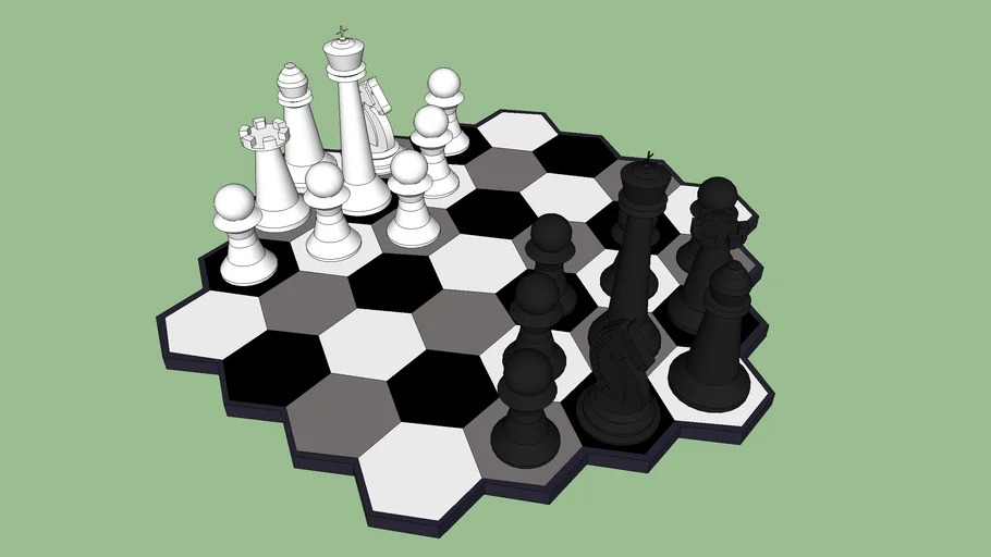 Mini Hexchess | 3D Warehouse