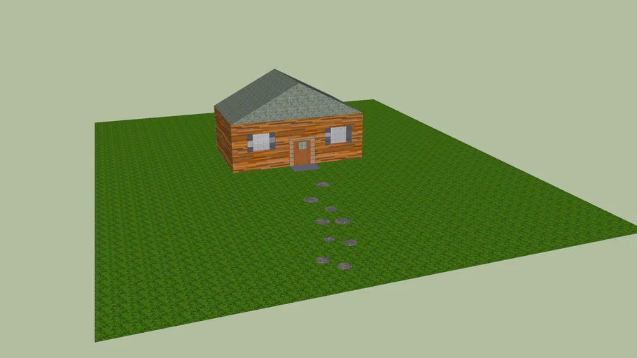 A Simple Log Cabin | 3D Warehouse