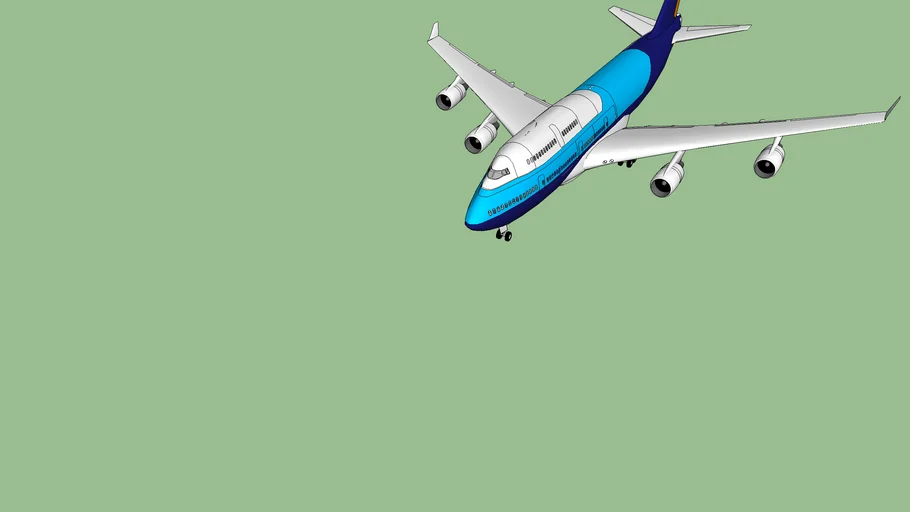 Prime Air 747-400 Dual-use (with interior) | 3D Warehouse