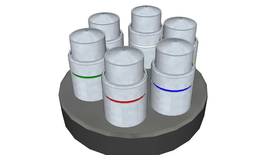 Microscope Objective Turret | 3D Warehouse