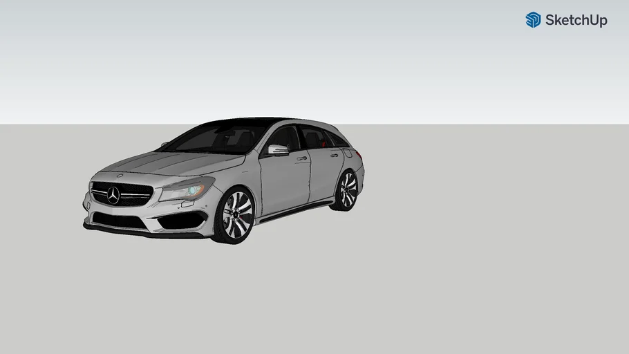 2018 Mercedse CLA 43 AMG Shootingbrake | 3D Warehouse