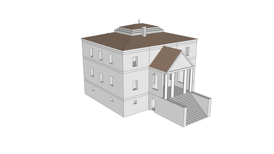 Villa in Palladio-style | 3D Warehouse