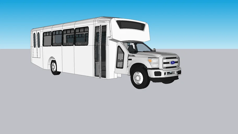 2014 Glaval Entourage (29 passenger ADA lift) bus | 3D Warehouse