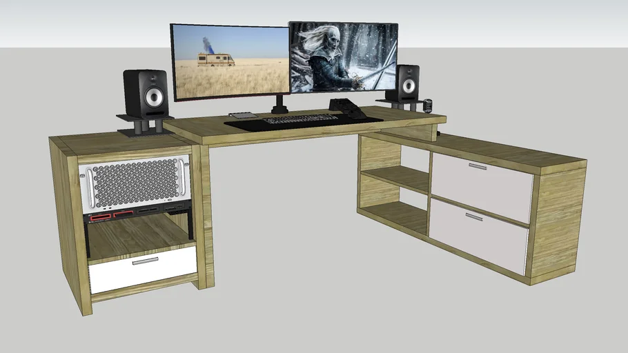 Mac Pro rack setup | 3D Warehouse