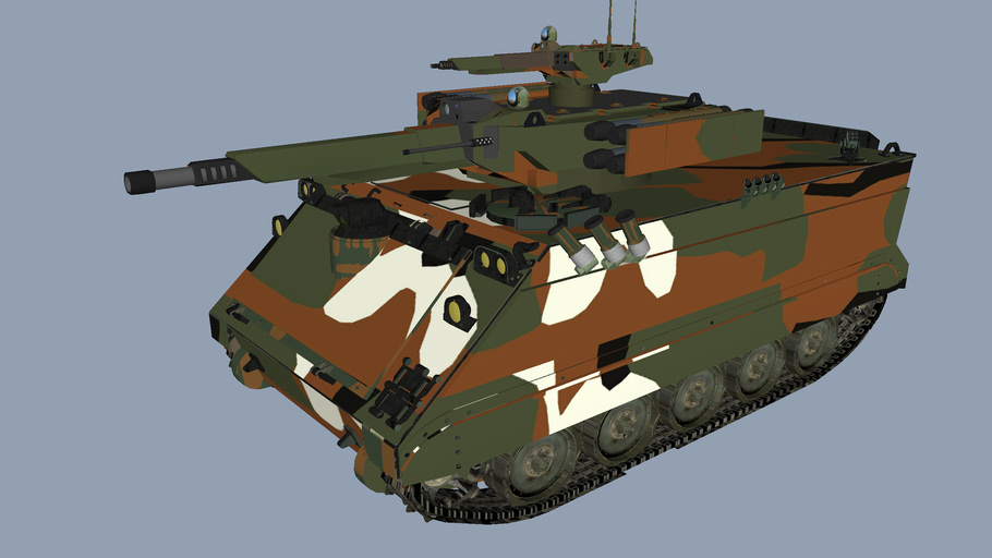 GREEK+ARMY+UPDATED+M113+FIGHTING+VEHICLE | 3D Warehouse