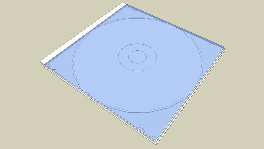 CD box, DVD, boite CD | 3D Warehouse