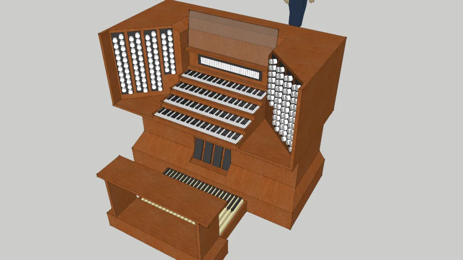 Pipe Organ Console | 3D Warehouse
