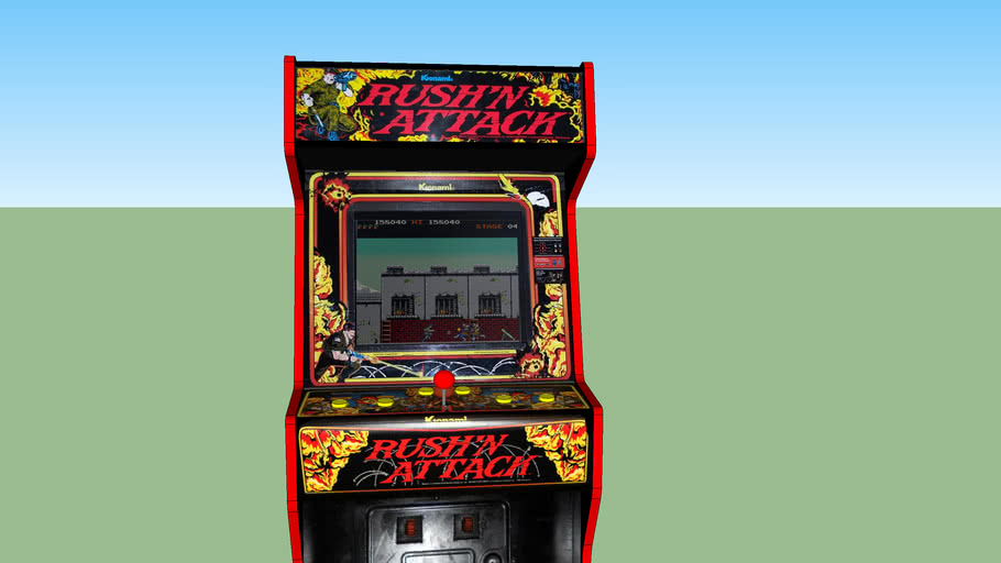 rush n attack arcade game | 3D Warehouse
