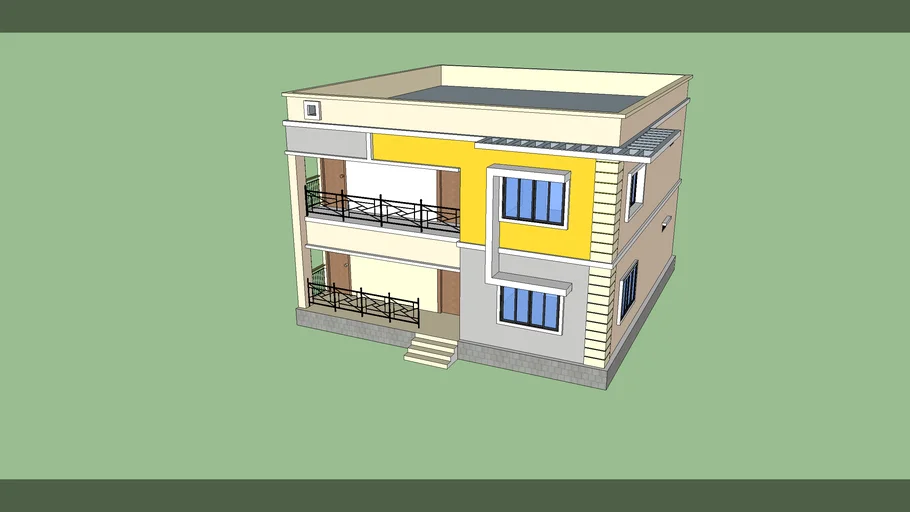Duplex Vila 3D Modeling | 3D Warehouse