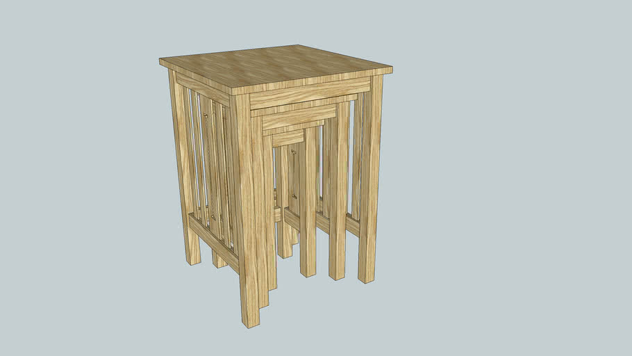 Nested Tables | 3D Warehouse