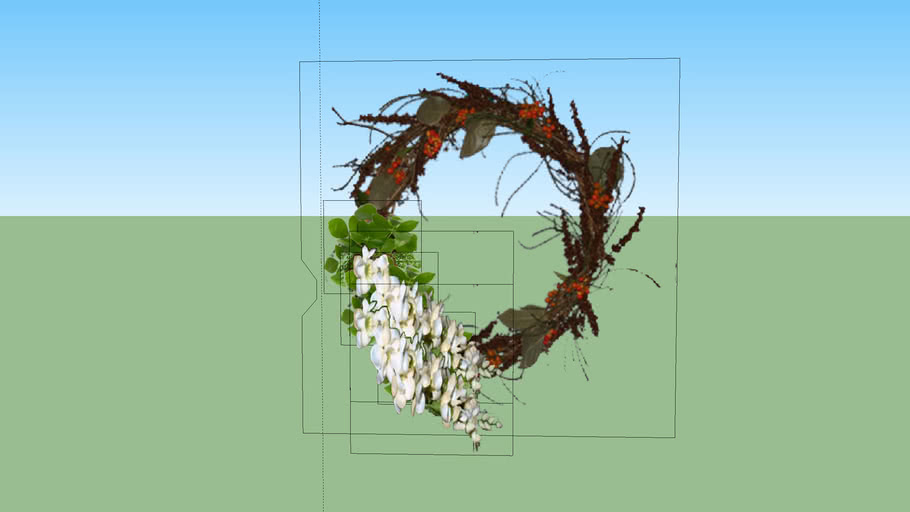 2d multi layer wreath | 3D Warehouse