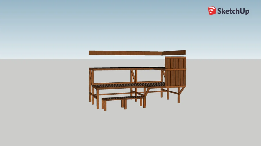 Sauna bench | 3D Warehouse