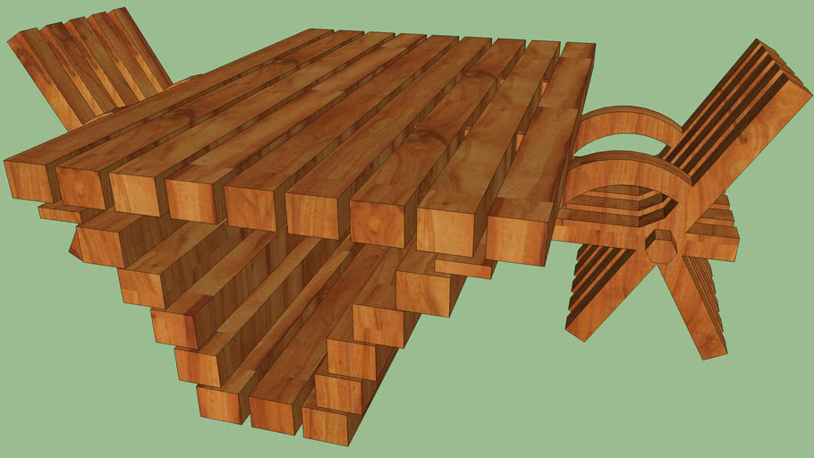 EXP3 - the dinning set | 3D Warehouse