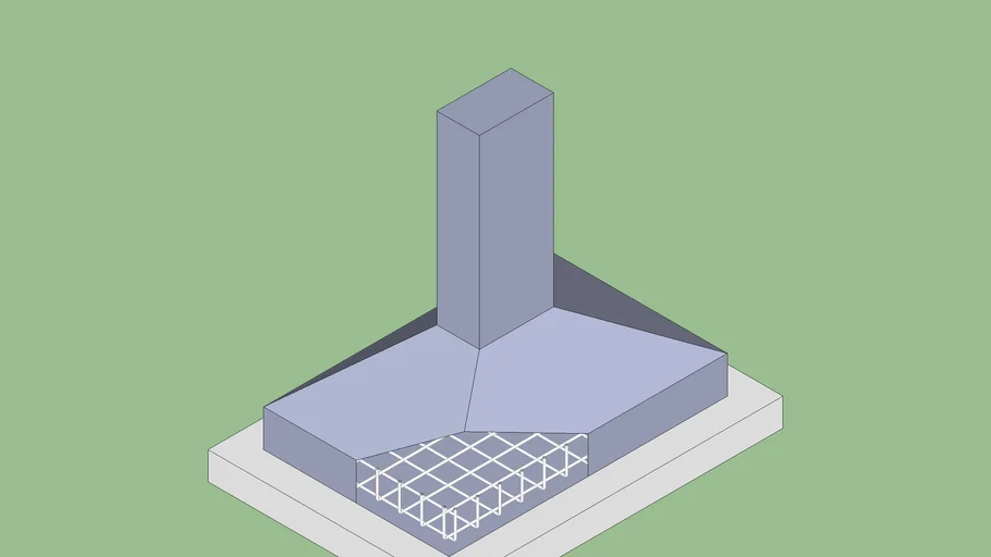 RCC Footing | 3D Warehouse