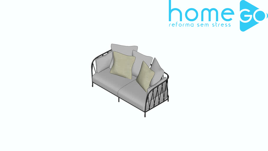 Sofá Bask Externo | 3D Warehouse