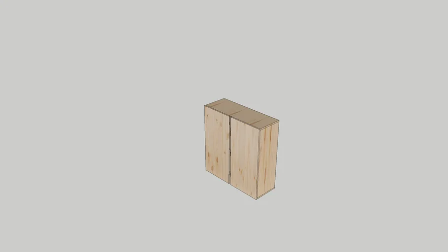 IVAR kast met deuren 80x30x83 | 3D Warehouse