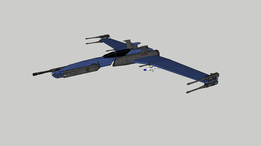 K/v5 Space Fighter/Interceptor 'Night Stalker' | 3D Warehouse