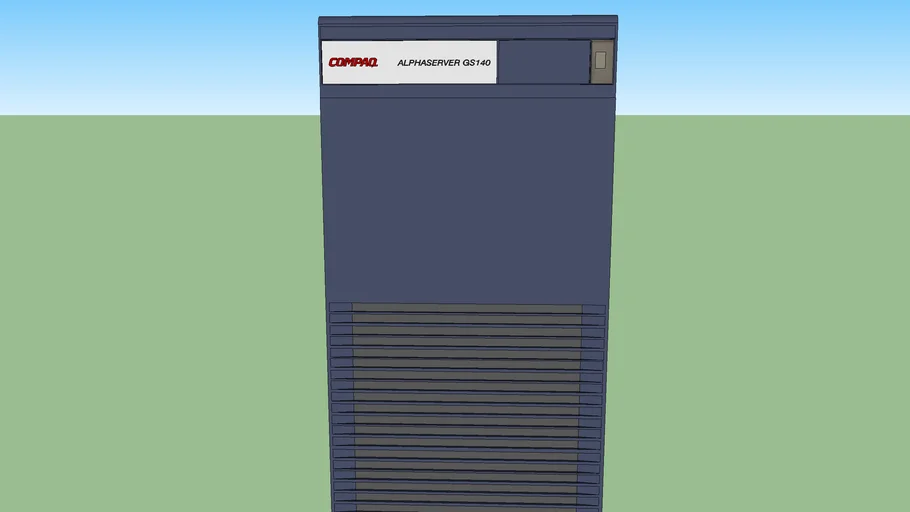 Compaq AlphaServer GS140 mainframe server | 3D Warehouse