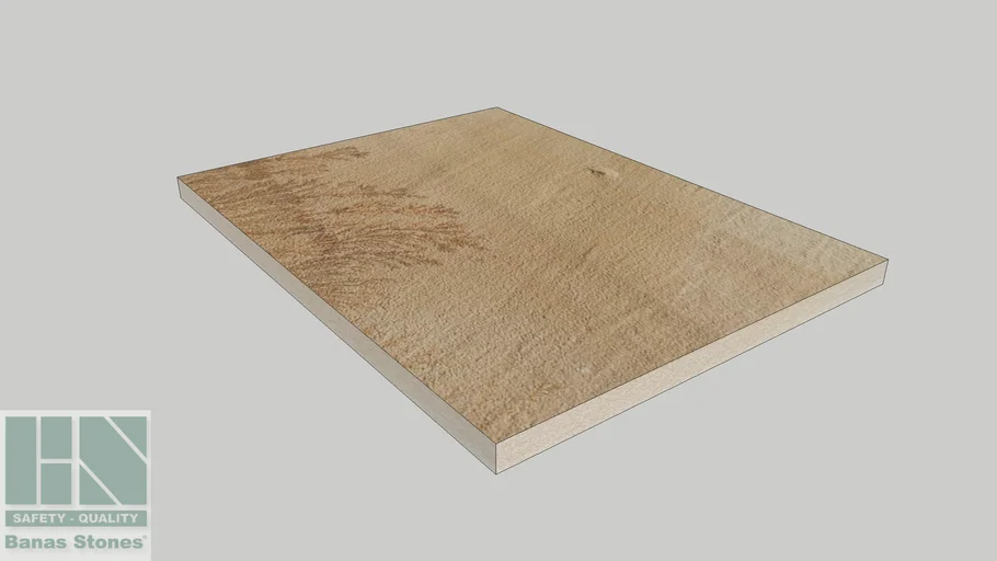 Banas Stones Natural Pavers/Flagstone - 450mm x 600mm - Banas Fossil ...