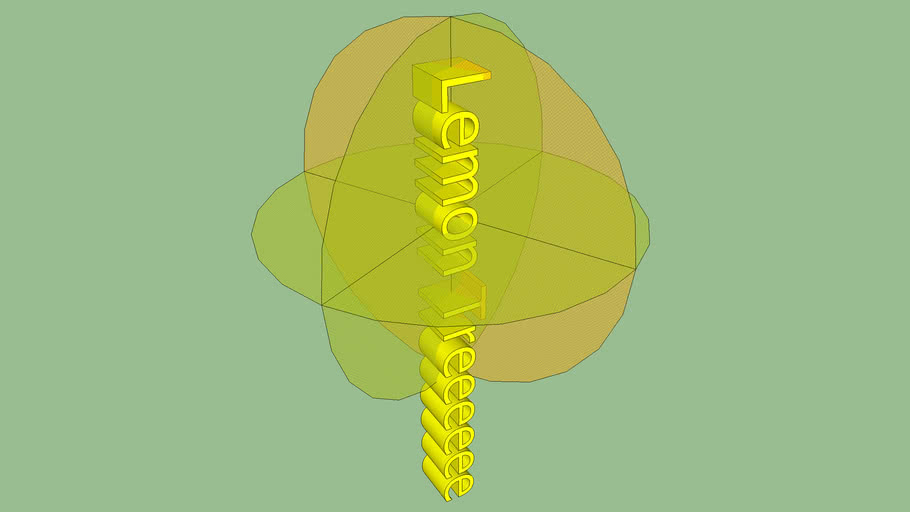 Simple Lemon Tree | 3D Warehouse