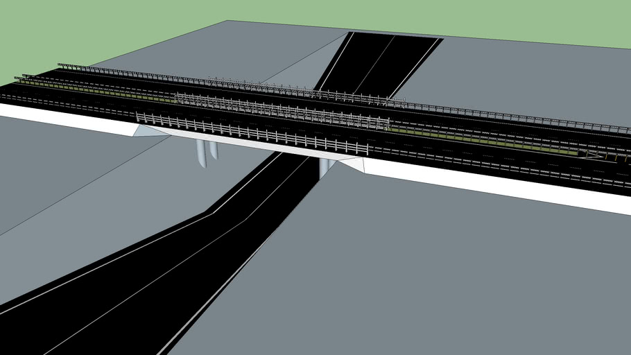 Route avec pont | 3D Warehouse