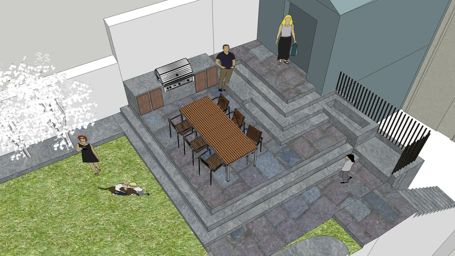 1910 garden steps | 3D Warehouse