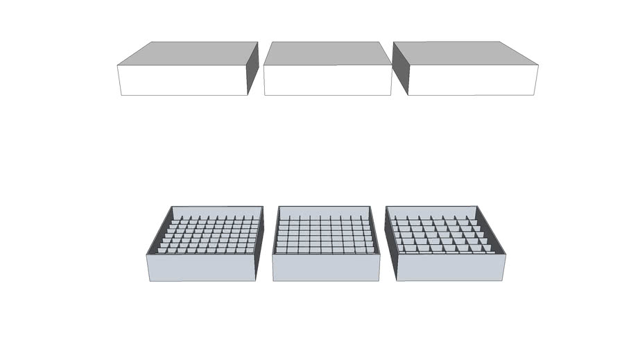 Freezer boxes | 3D Warehouse
