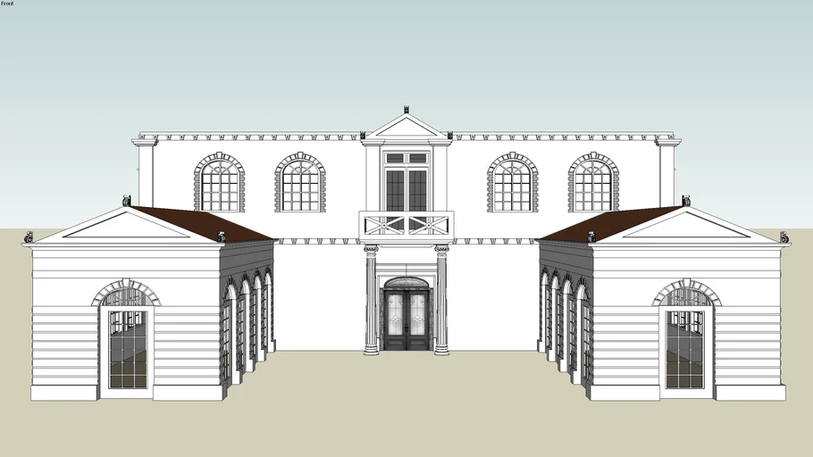 Greek classical mansion | 3D Warehouse
