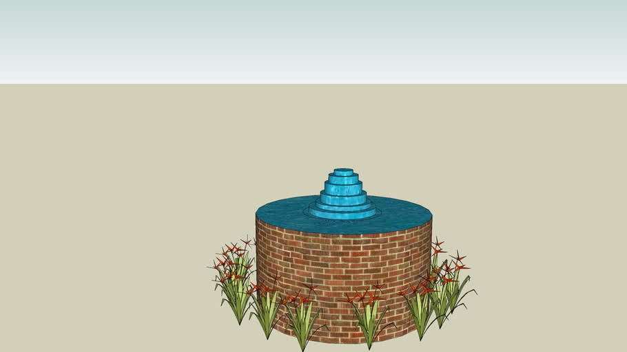 Water feature. | 3D Warehouse