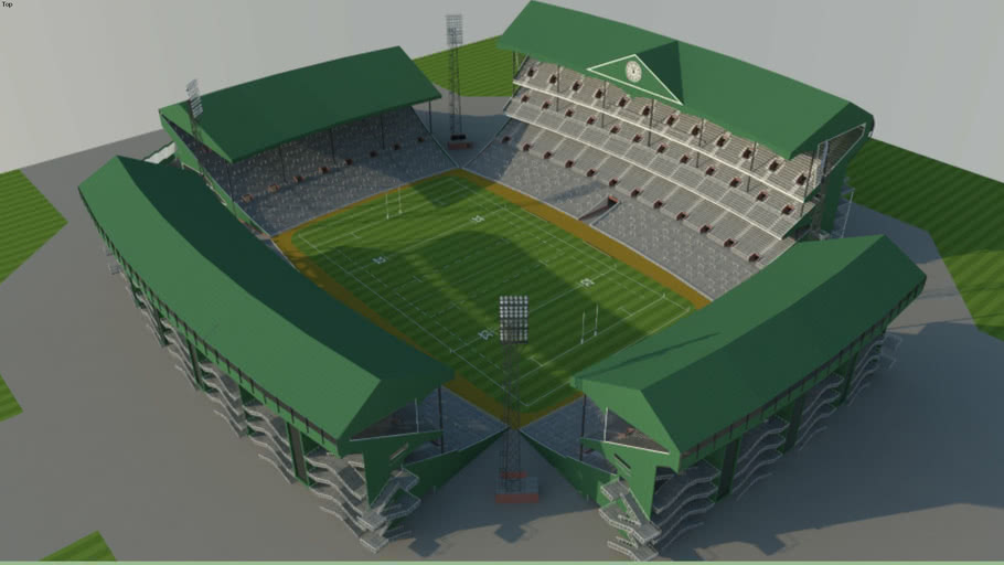 stadium vintage rugby | 3D Warehouse