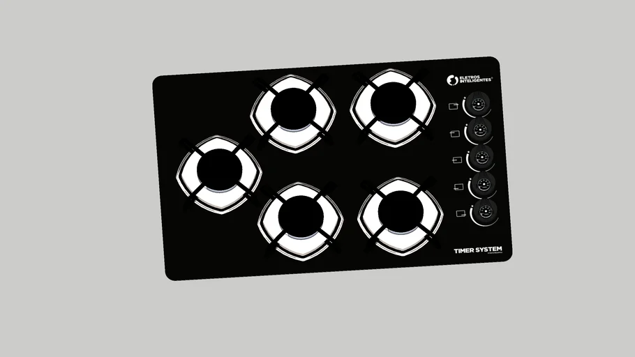 Cooktop 5Q Timer System | 3D Warehouse