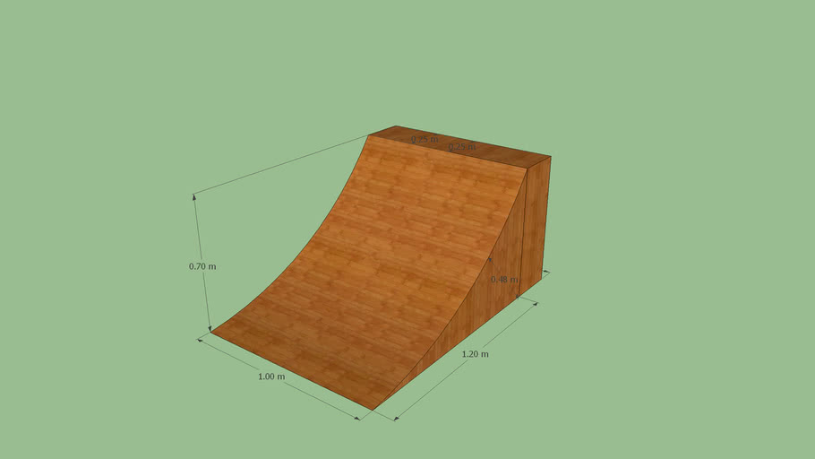 skate ramp plans by Emil | 3D Warehouse