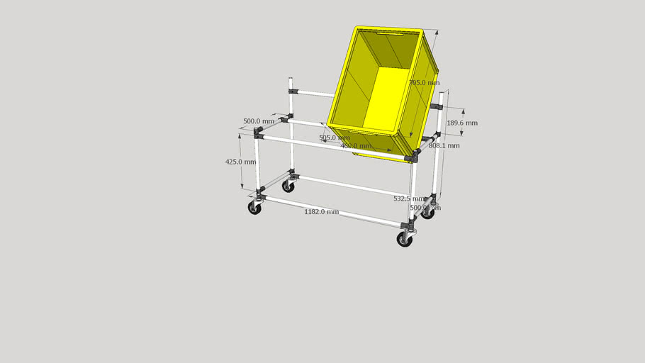 Lean Manufacturing Trolley | 3D Warehouse