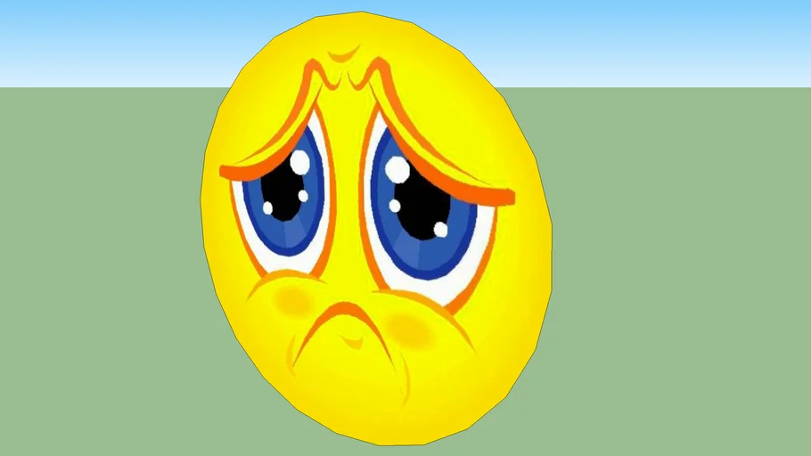 Sad Face | 3D Warehouse