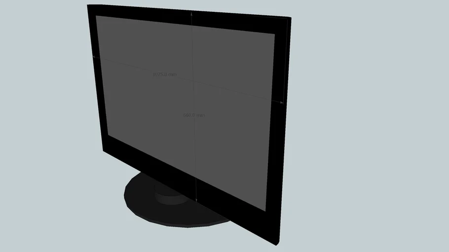 TV LCD LG 42Pol | 3D Warehouse