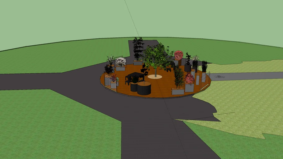 rond point | 3D Warehouse