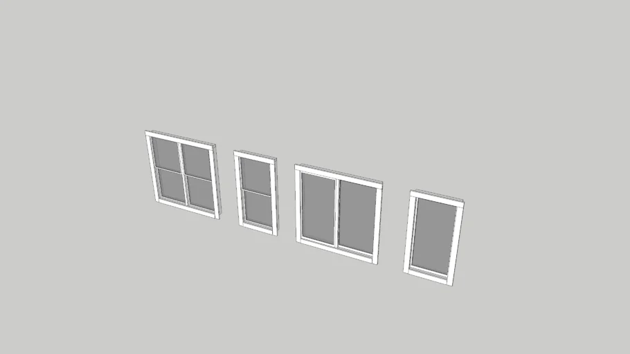 Windows Residential 2850 | 3D Warehouse