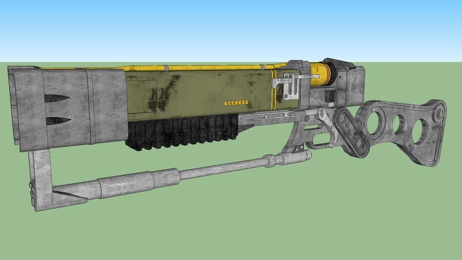 AER9 fallout laser rifle (***UPDATED***) | 3D Warehouse