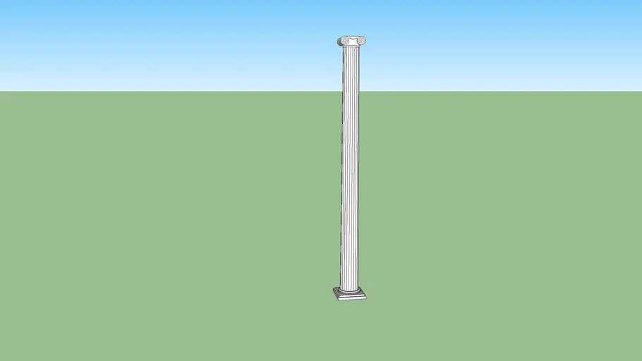 Ionic Column | 3D Warehouse
