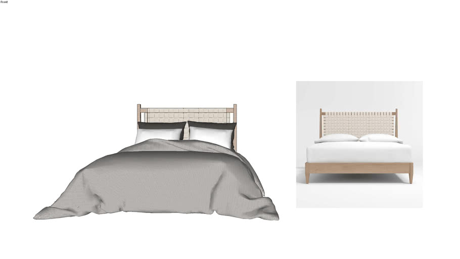 Rio Queen Bed | 3D Warehouse