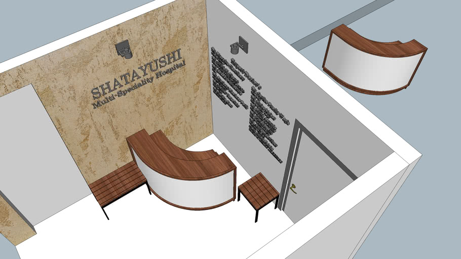 small reception for hospital | 3D Warehouse