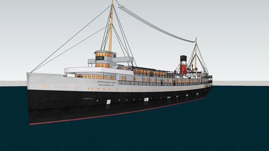 S.S Hamonic (1909) | 3D Warehouse