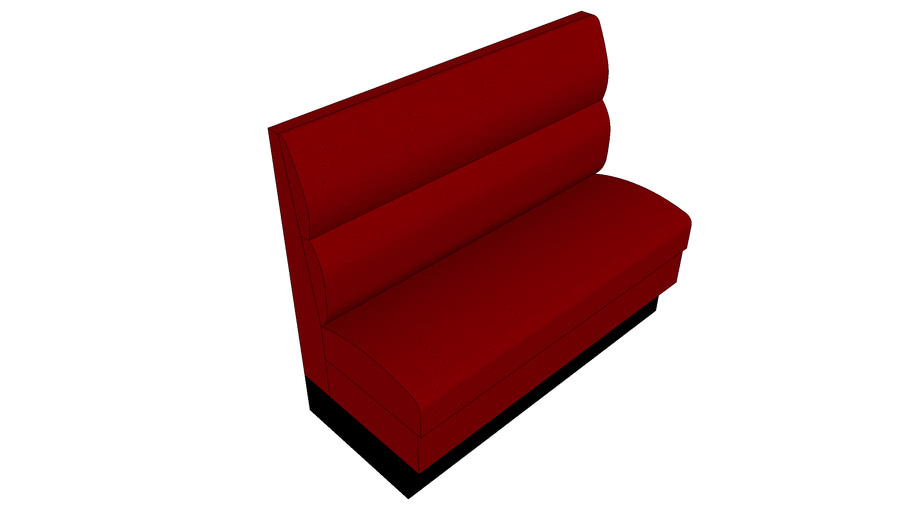 Single Booth Double Roll Back | 3D Warehouse