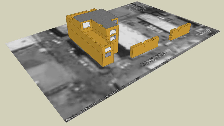 Black hawk down: target building | 3D Warehouse
